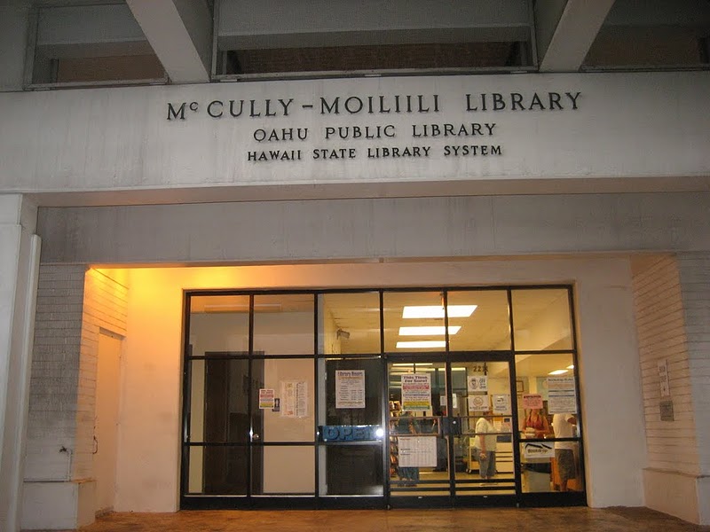 Library Tour: McCully-Moiliili Public Library - Hawaii Book Blog